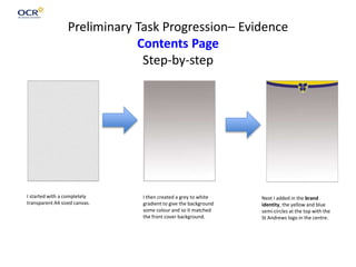 Preliminary Task - Planning & Research | PPT