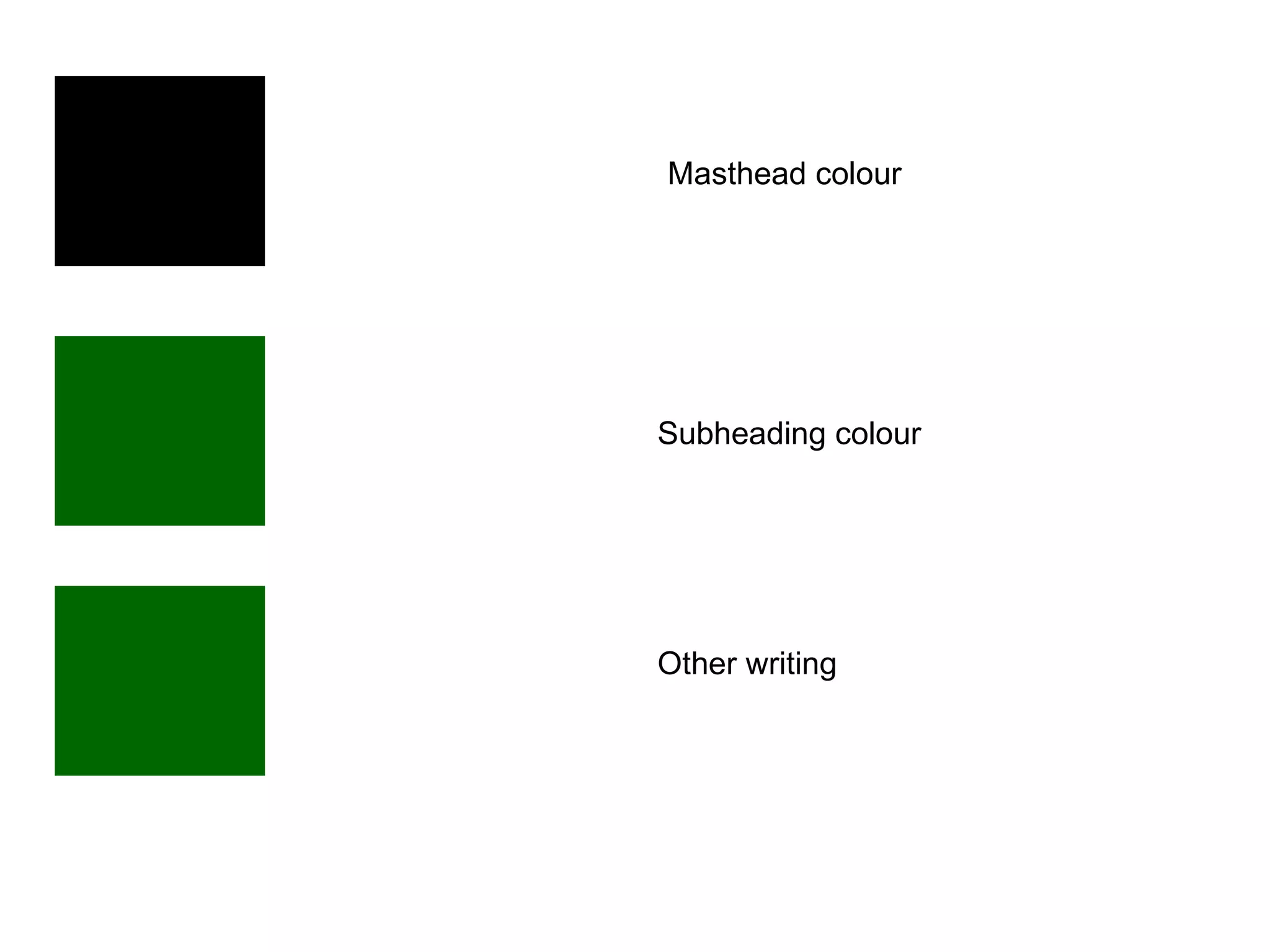 Preliminary task colours | PPT