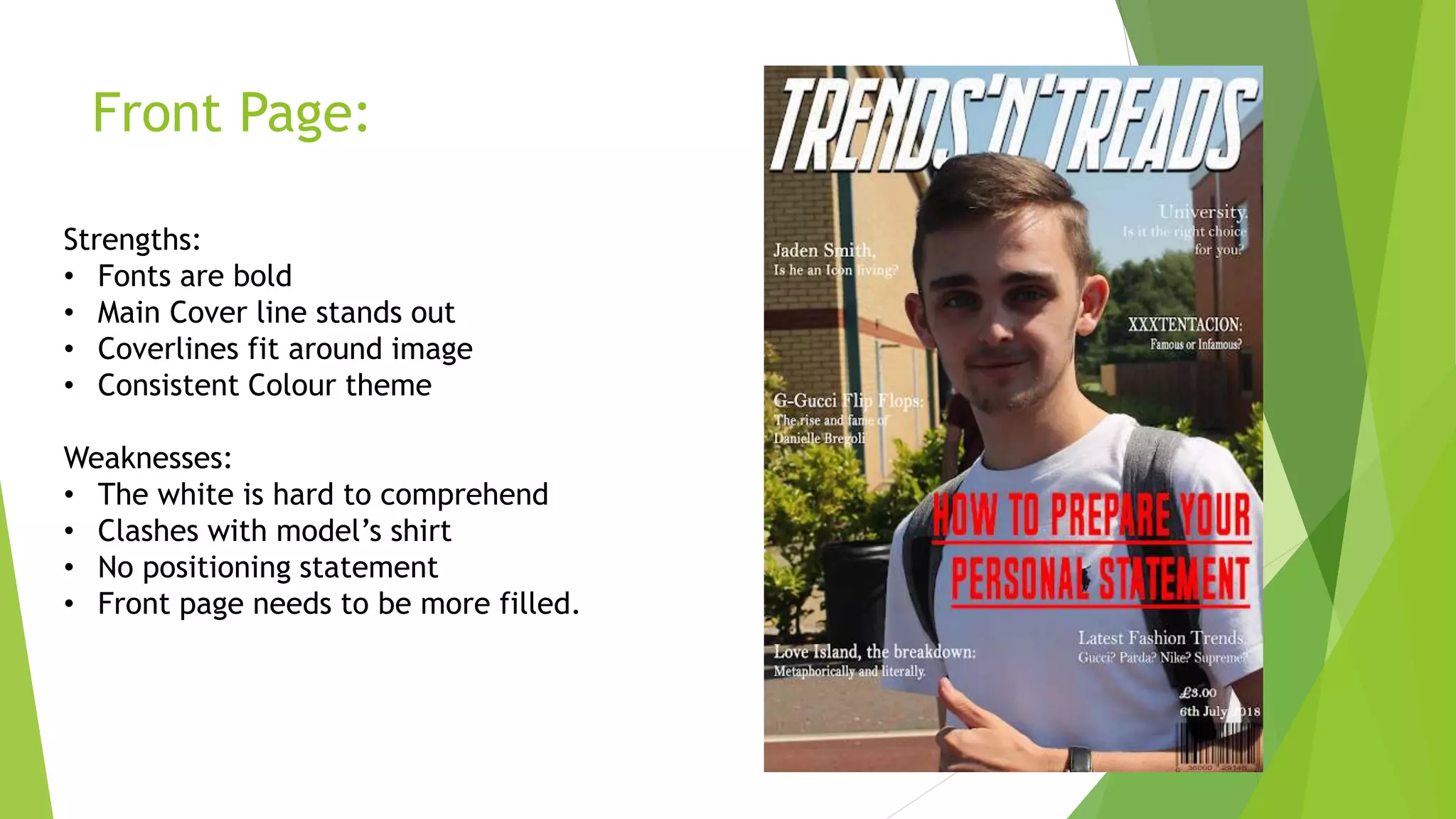 Preliminary task evaluation | PPTX