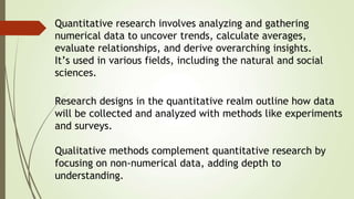 Practical Research 1 about quantitative and qualitative methods | DOCX