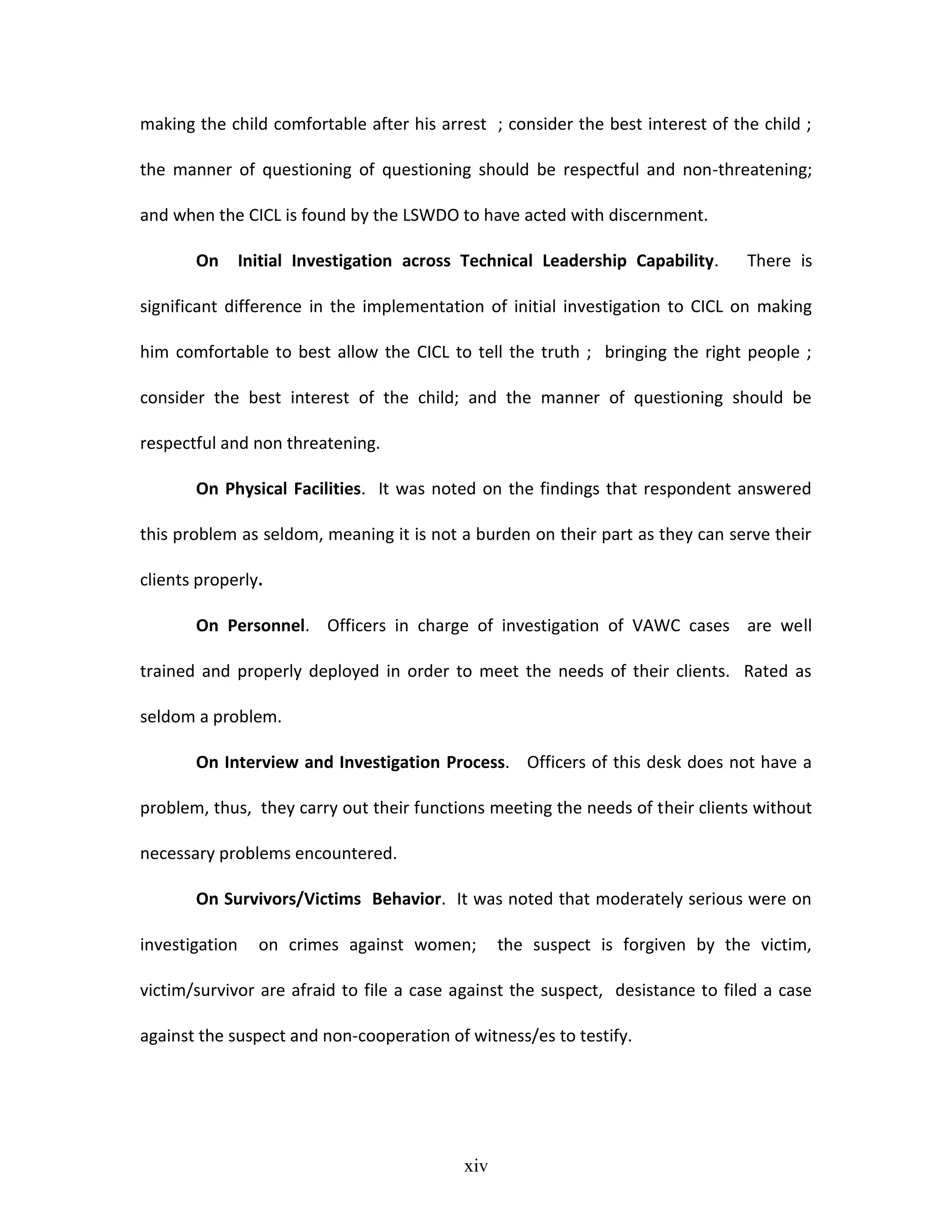 THE IMPLEMENTATION OF WOMEN AND CHILDREN PROTECTION DESK PROGRAM AND ...