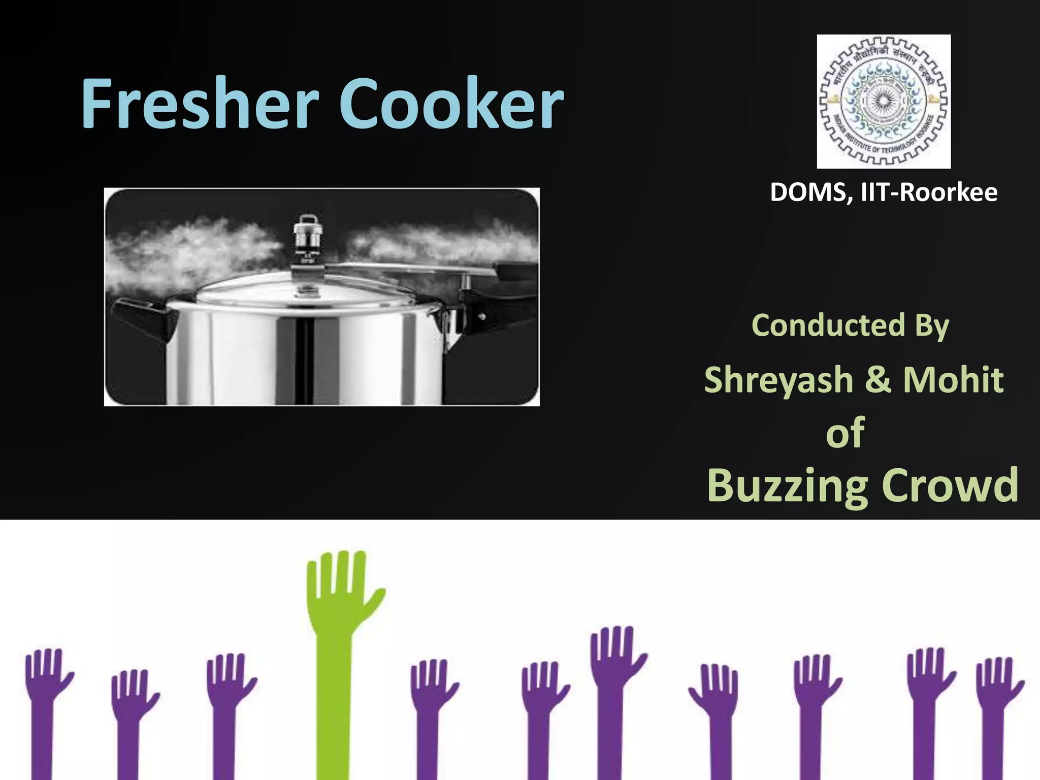 Prelims, Freshers' Quiz'15, DoMS IIT Roorkee | PPT
