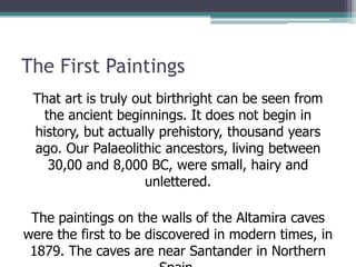 History of Painting (Cave Paintings) | PPTX