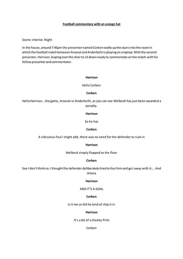 Prelim script 1 | PDF