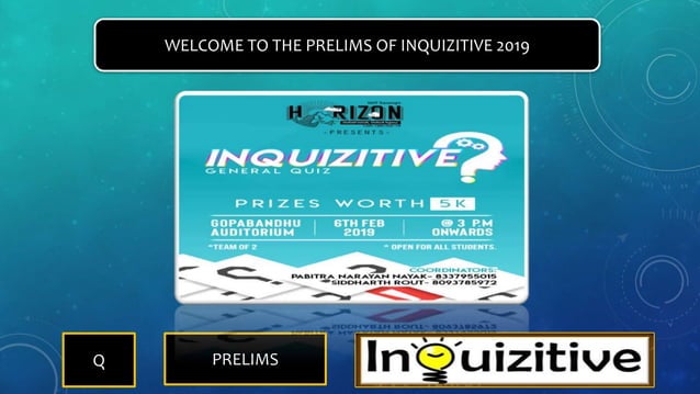 Prelims inquizitive | PPTX
