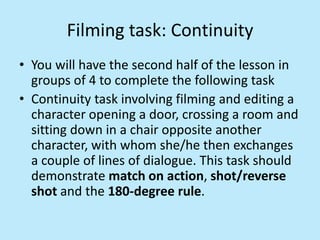 Prelim task continuity editing | PPTX