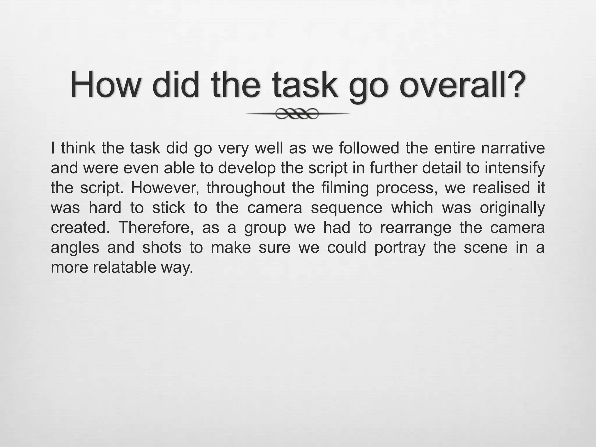 Preliminary Task Evaluation - Sauzanne Micael | PPTX