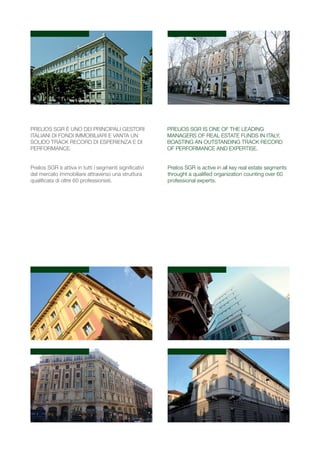 Prelios SGR - Gestione Patrimoniale Attraverso Fondi di Investimento ...