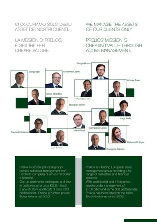 Prelios SpA - Presentazione Gruppo | PDF