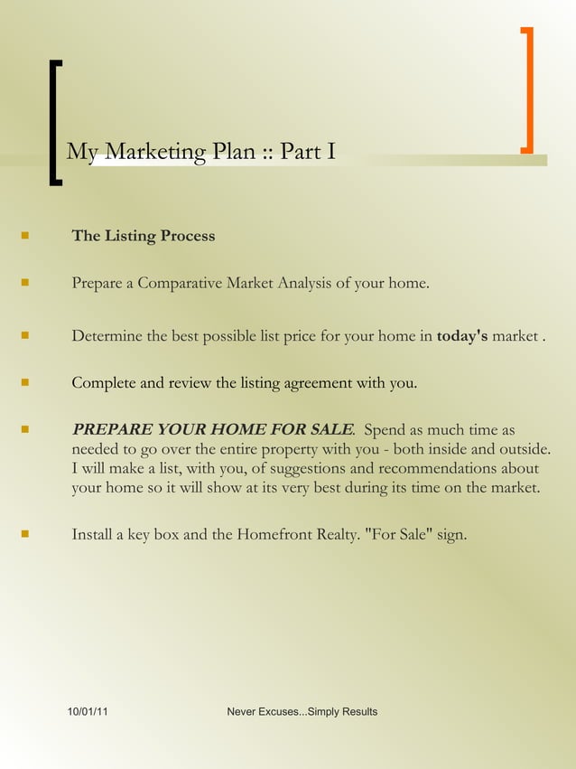 Pre Listing Package Power Point Presentation | PPT | Housing Market ...