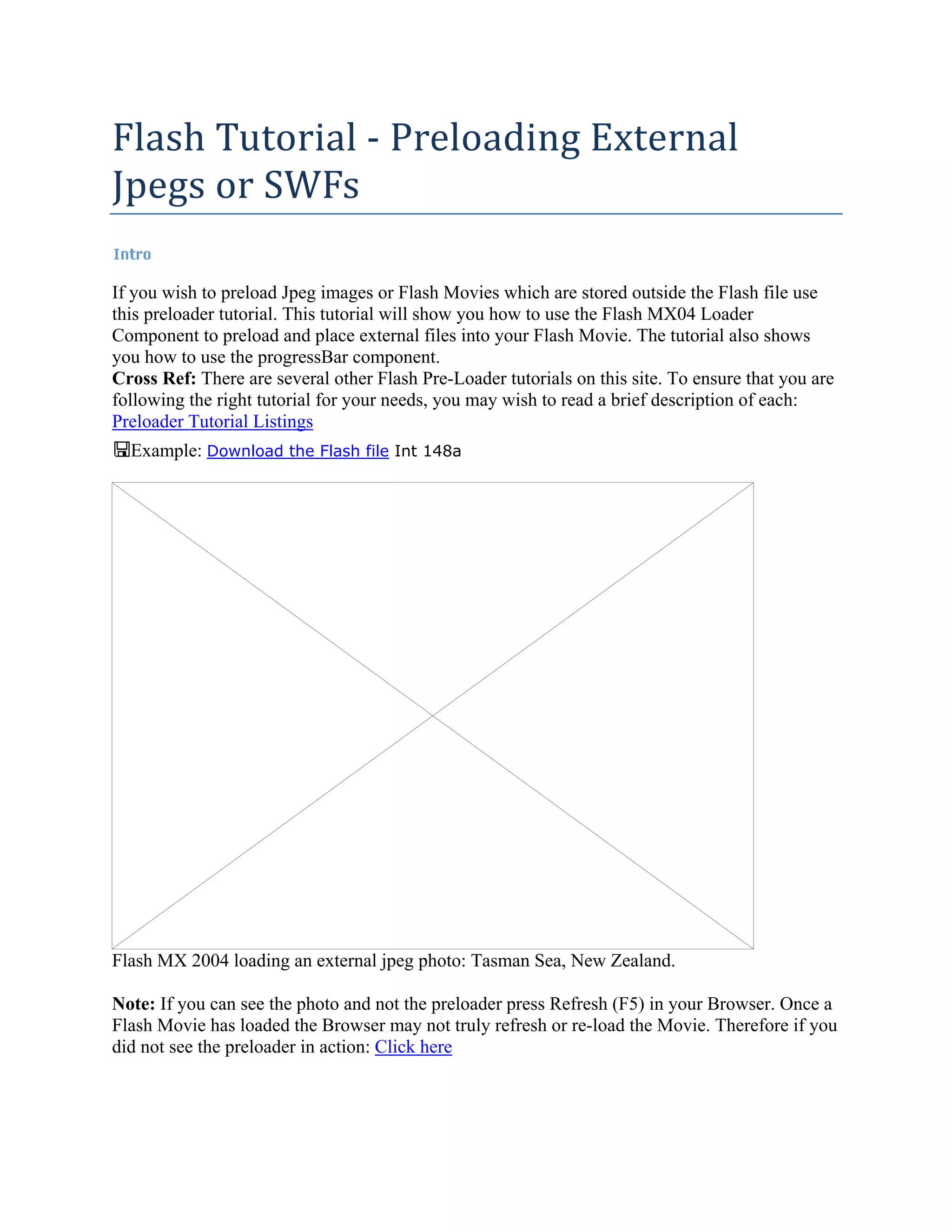 Flash, actionscript 2 : preloader for loader component.pdf