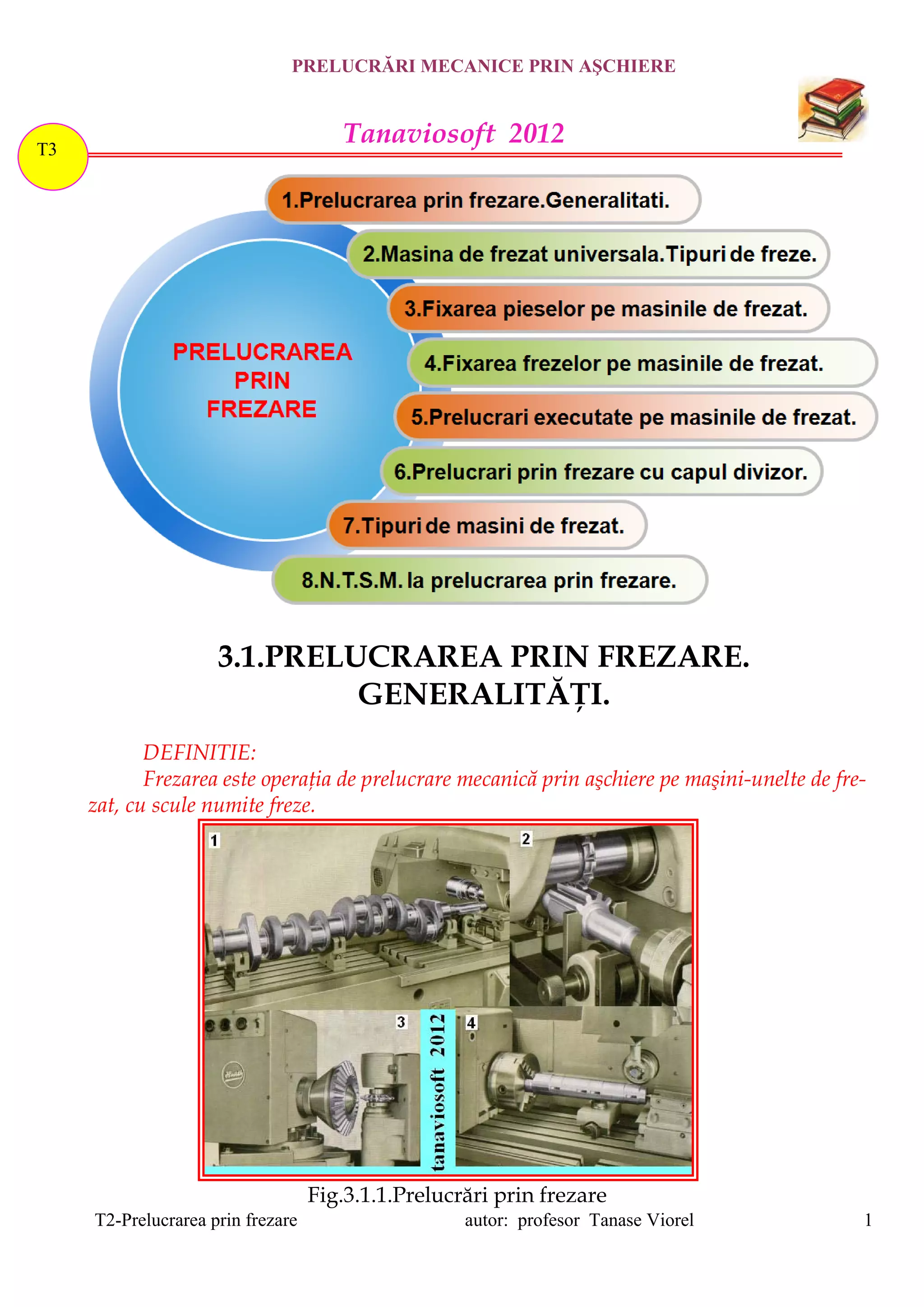 Prelucrarea-prin-frezare | PDF
