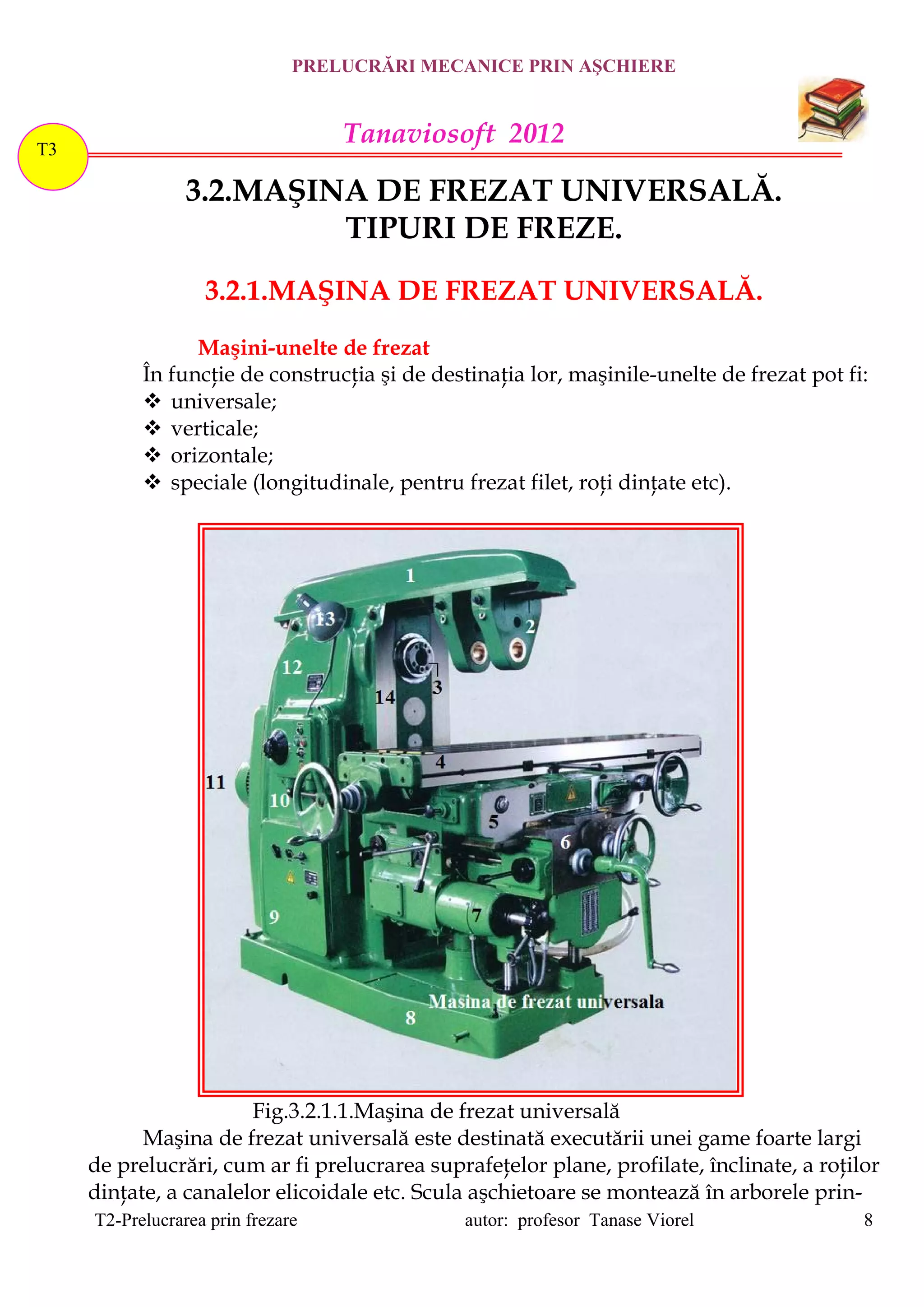 Prelucrarea-prin-frezare | PDF