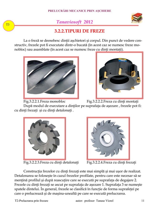 Prelucrarea-prin-frezare | PDF