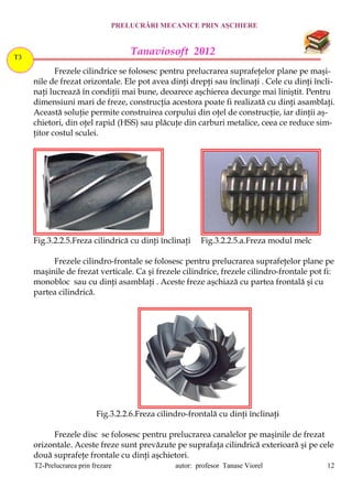 Prelucrarea-prin-frezare | PDF