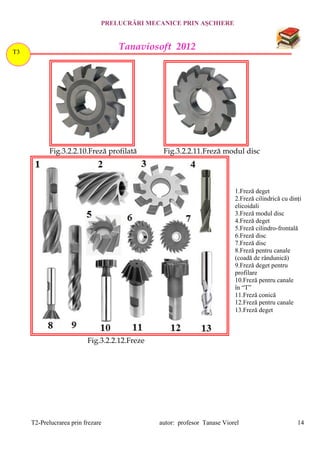 Prelucrarea-prin-frezare | PDF