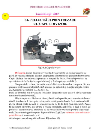Prelucrarea-prin-frezare | PDF