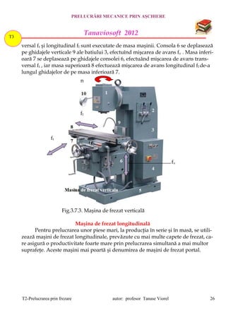Prelucrarea-prin-frezare | PDF