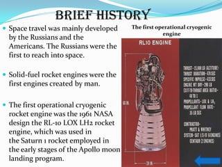 Cryogenic Rocket Engine | PPTX