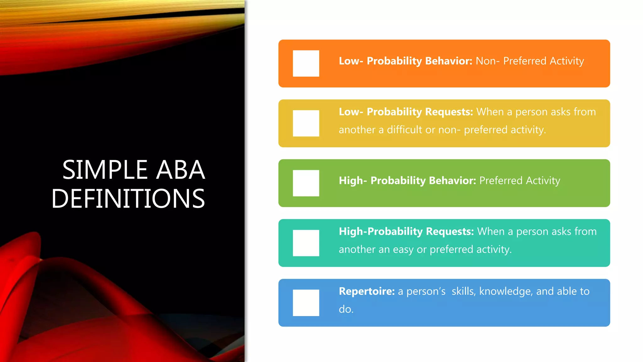 Know Your Behavior: Behavioral Momentum | PPTX