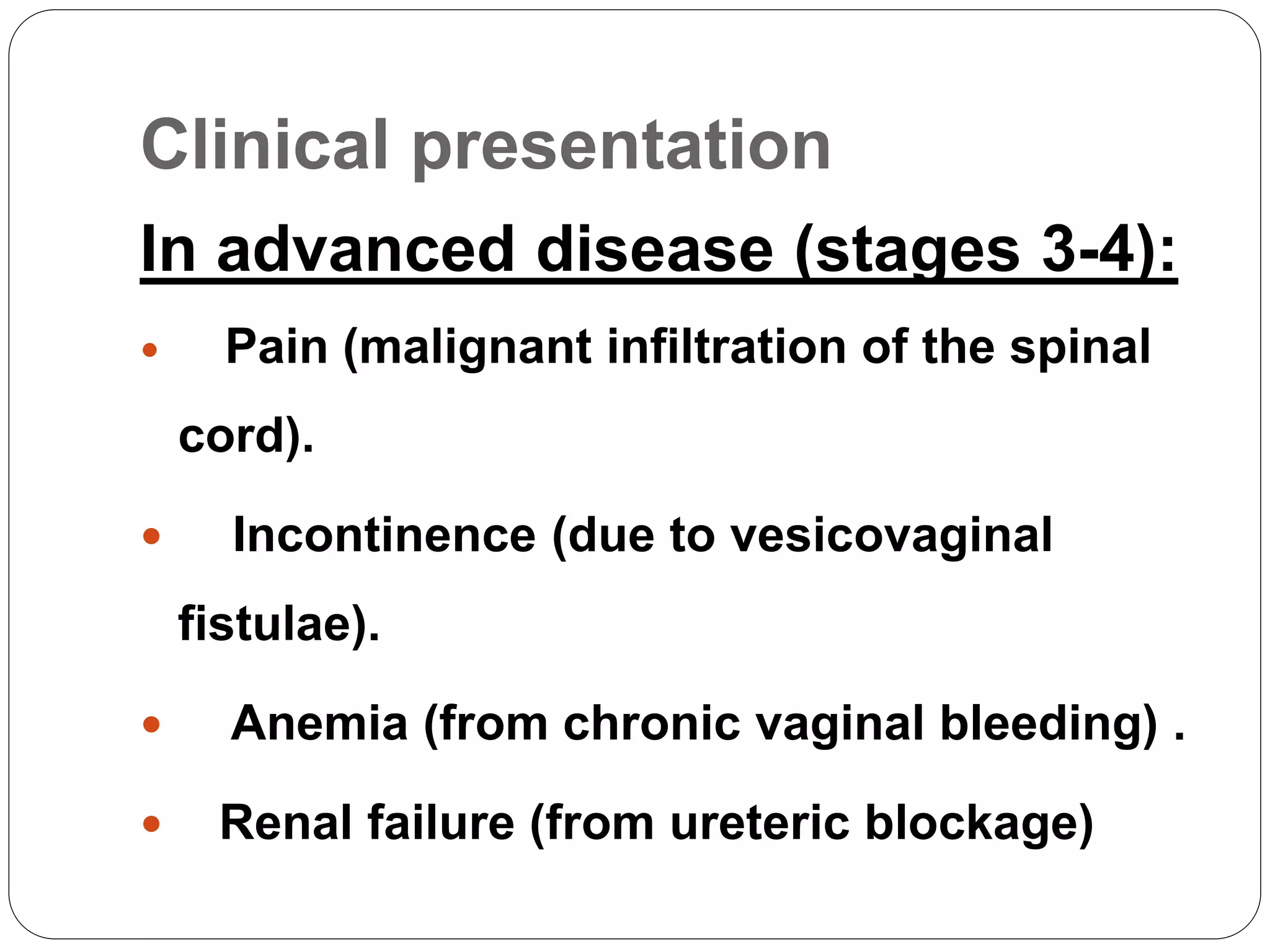 Premalignant and malignant conditions of the cervix | PPTX