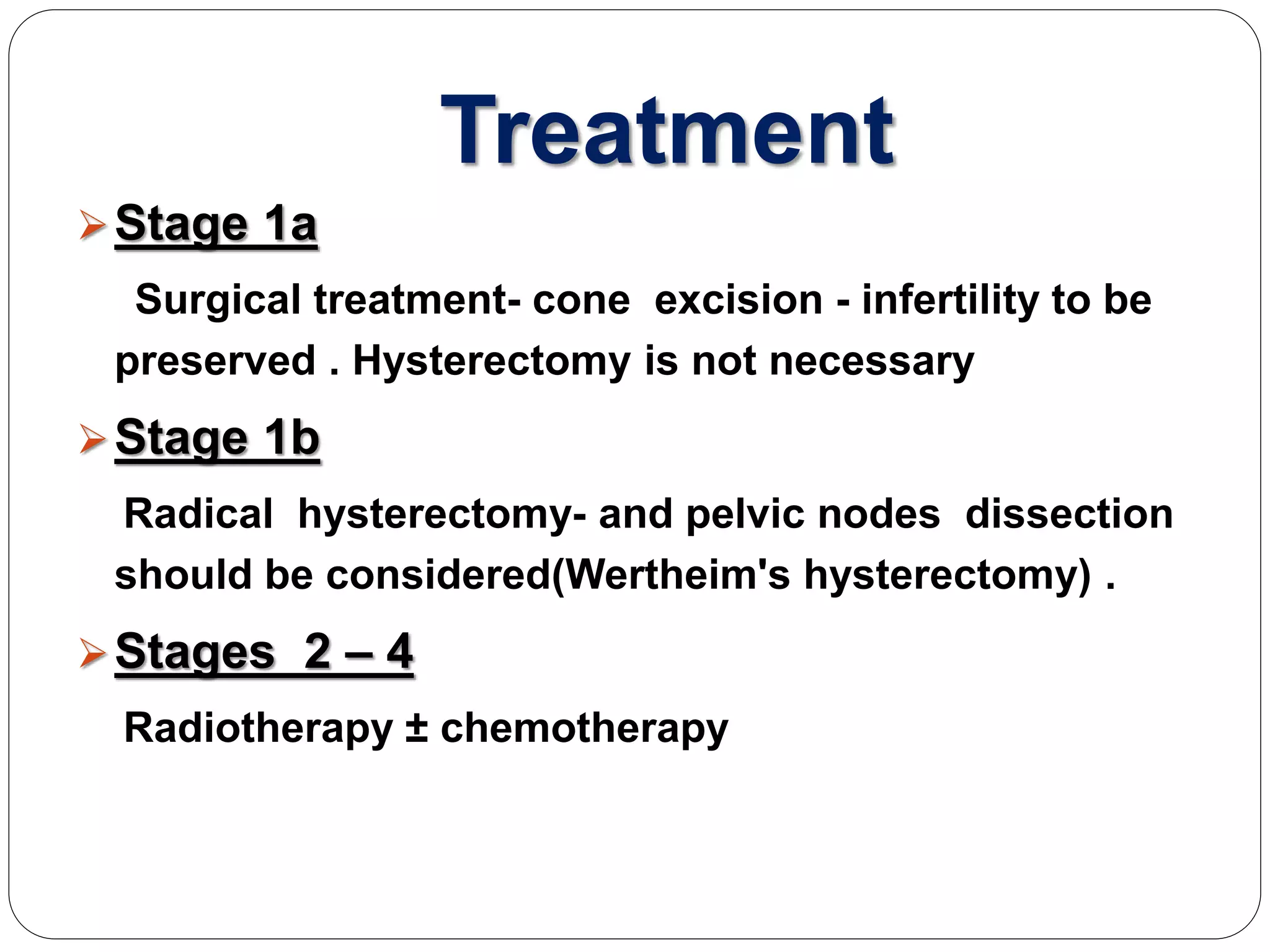 Premalignant and malignant conditions of the cervix | PPTX