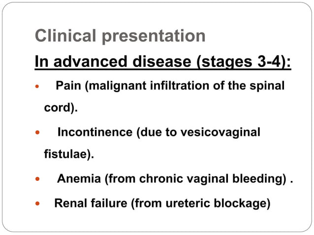 Premalignant and malignant conditions of the cervix | PPTX | Cancer ...