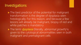 Premalignant condition | PPTX