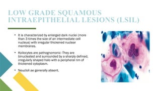 premalignant lesion of cervix PREINVASIVE LESIONS | PPTX