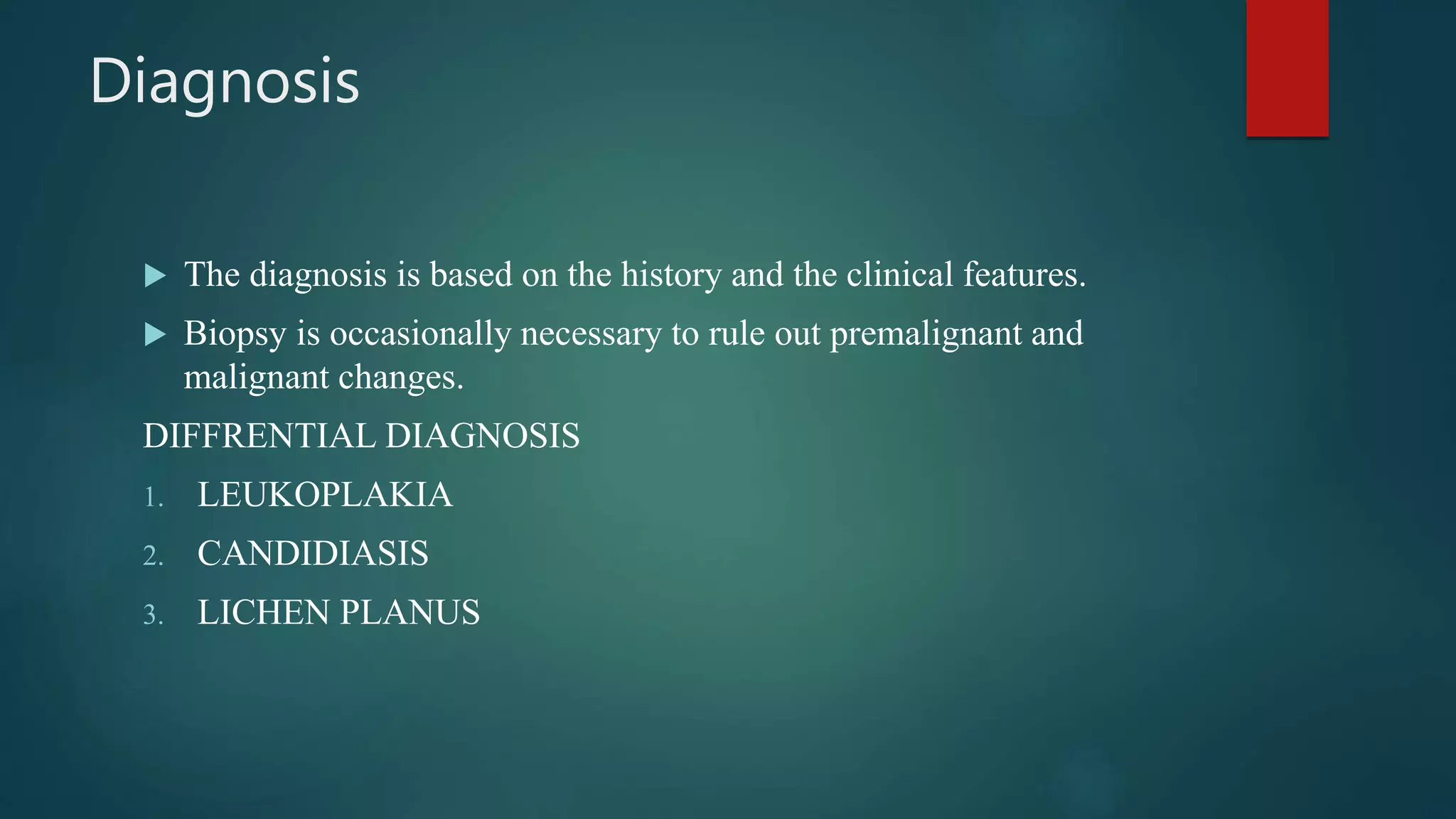 Premalignant lesions and biopsy | PPT