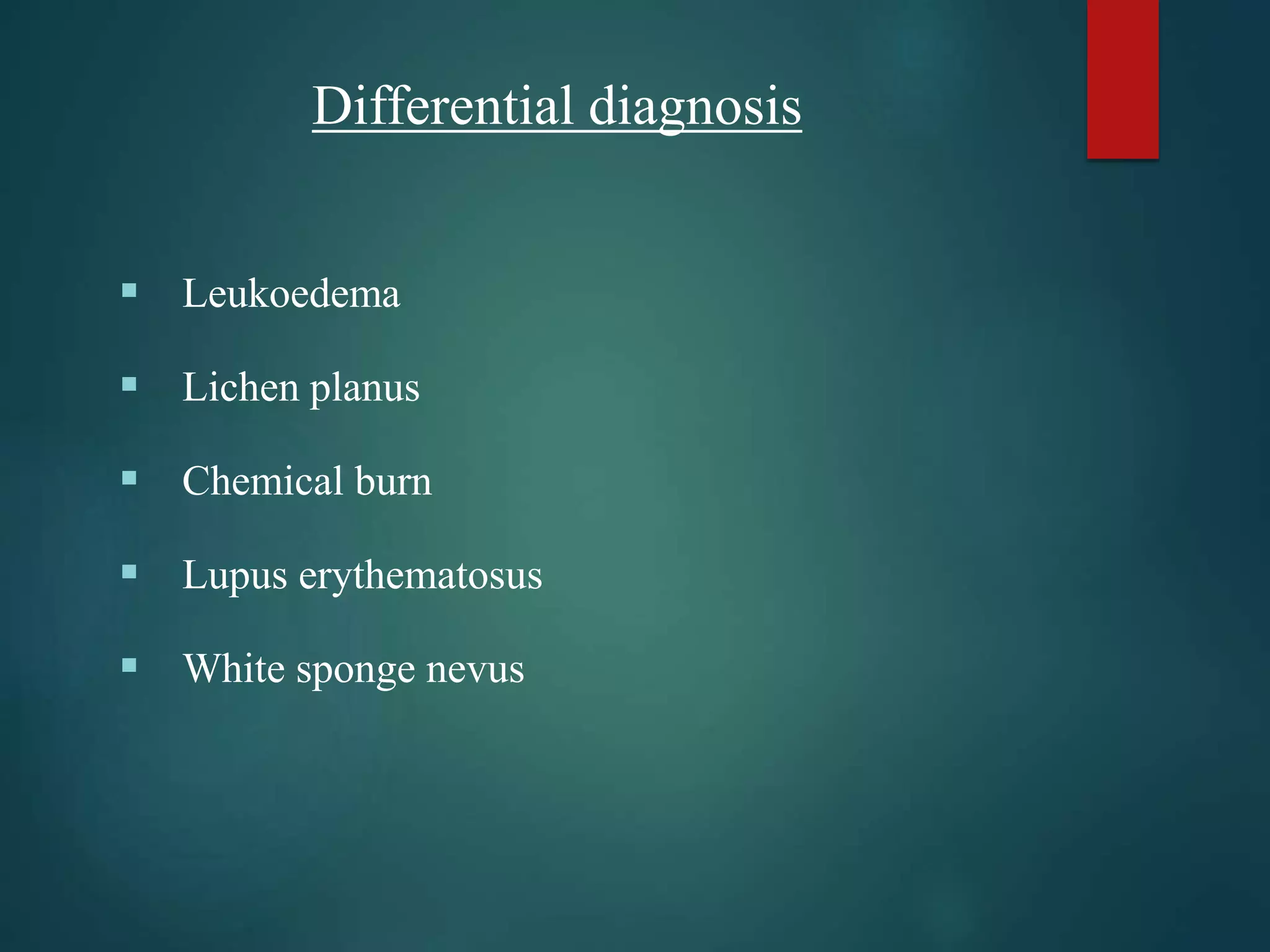 Premalignant lesions and conditions | PPTX