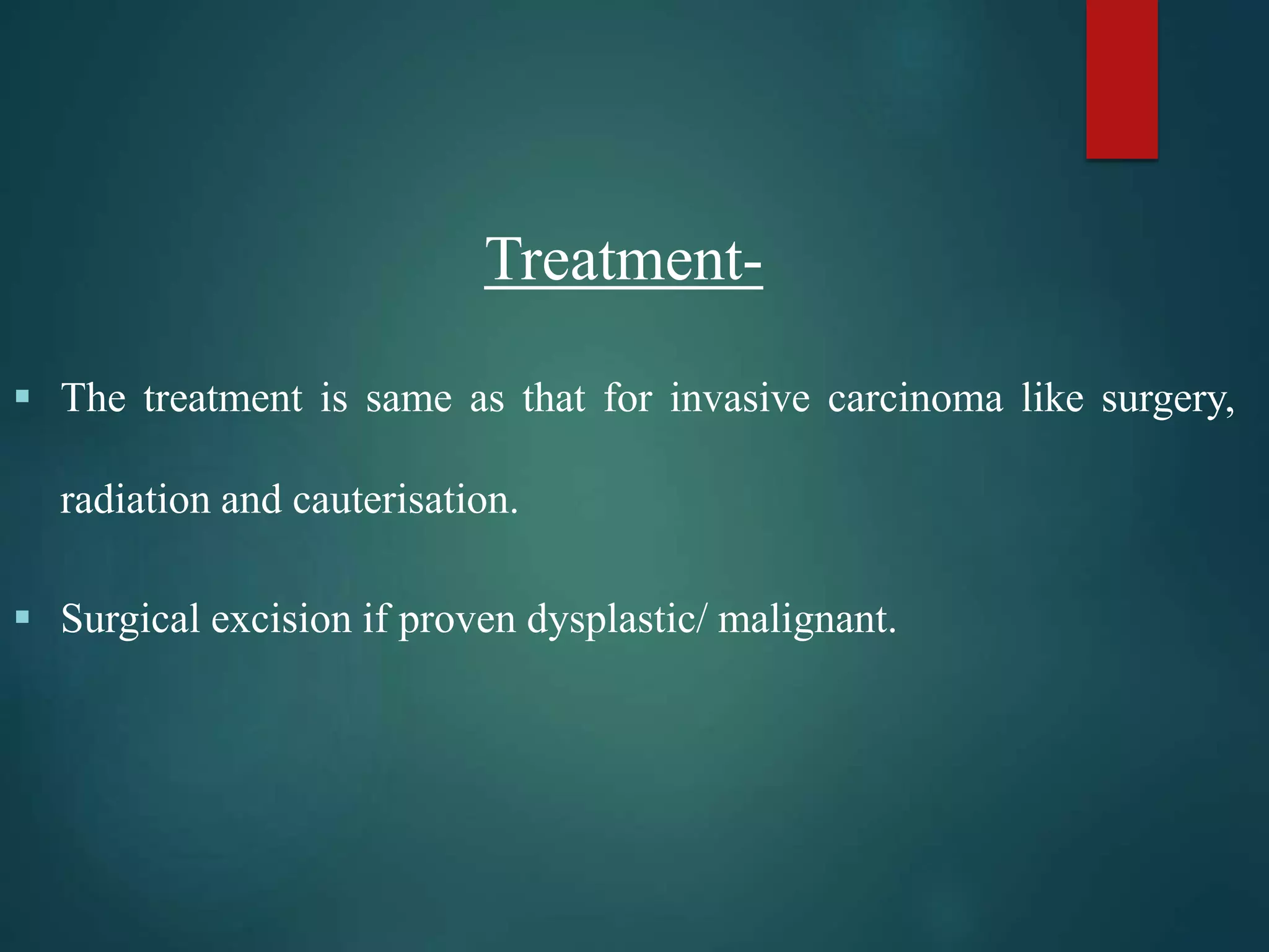 Premalignant lesions and conditions | PPTX