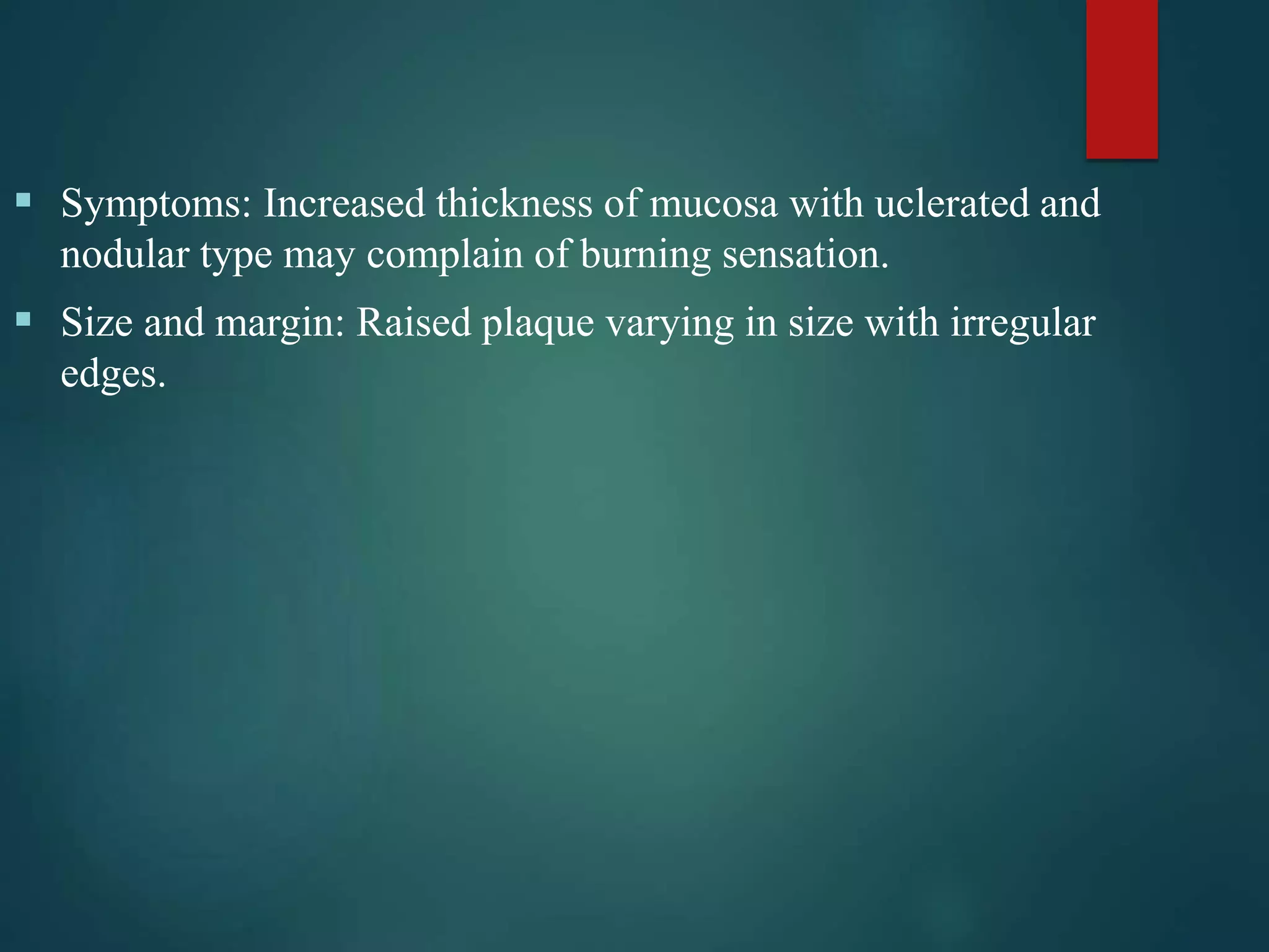 Premalignant lesions and conditions | PPTX