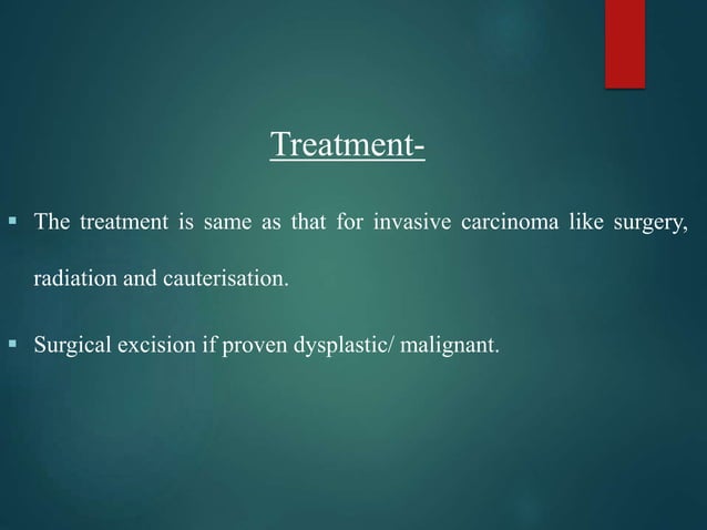 Premalignant lesions and conditions | PPTX