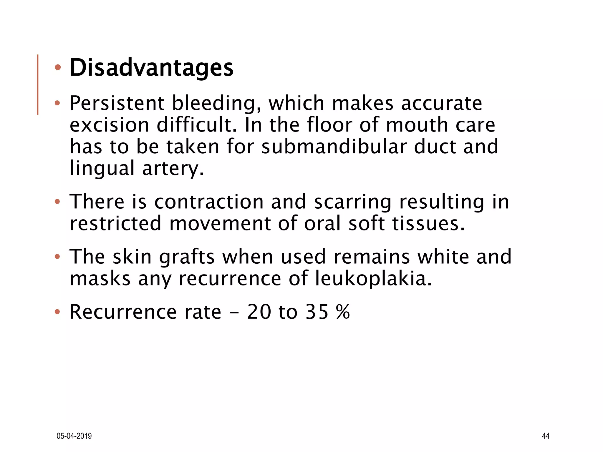 Premalignant lesions and conditions | PPTX