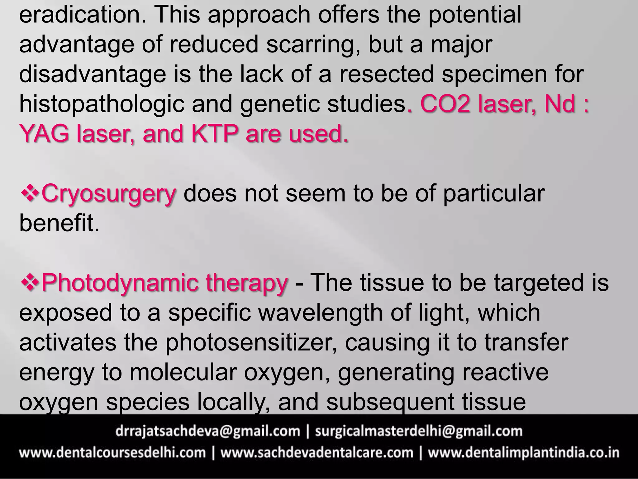 Pre malignant lesions and conditions | PPTX