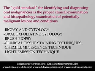 Pre malignant lesions and conditions | PPTX