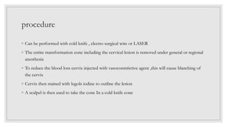premalignant lesions of cervix.pptx