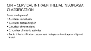 PREMALIGNANT LESIONS OF CERVIX.pptx