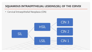 PREMALIGNANT LESIONS OF THE UTERINE CERVIX PPT.pptx