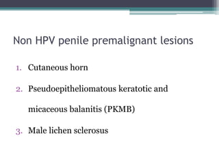 Premalignant penile lesions.pptx