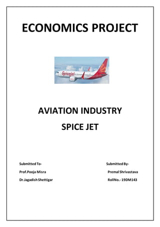 Spice Jet Airline performance Report | DOCX