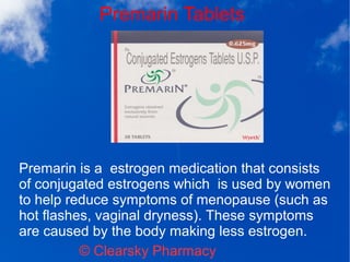 Premarin Tablets | PPT