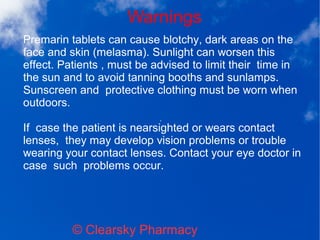 Premarin Tablets | PPT