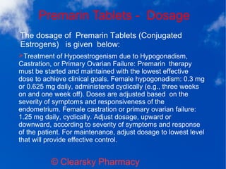 Premarin Tablets | PPT