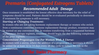 Premarin (Conjugated Estrogens Tablets) | PPT