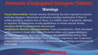 Premarin (Conjugated Estrogens Tablets) | PPT