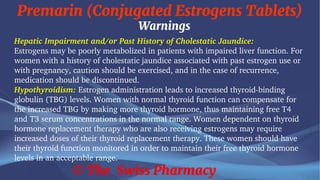 Premarin (Conjugated Estrogens Tablets) | PPT