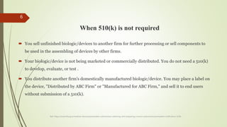 Premarket Notification 510(k) for Biologics [Autosaved].pptx