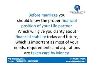 Choosing right life partner - financial aspect. | PDF | Financial ...